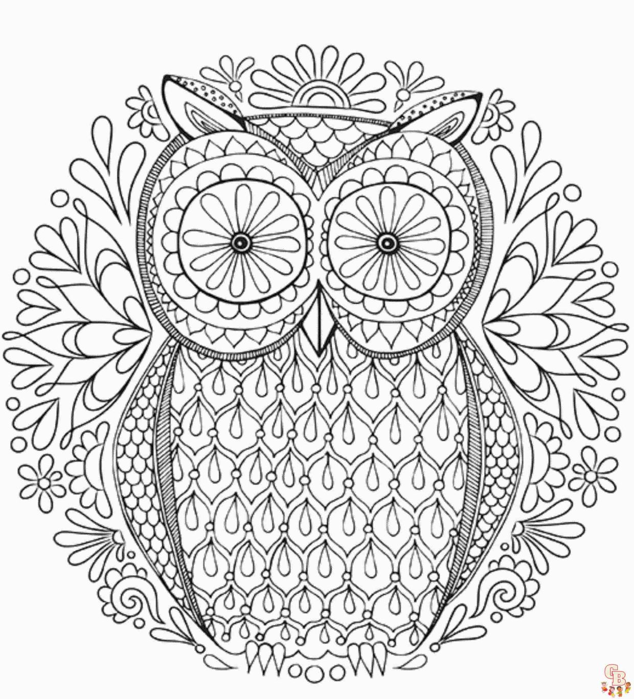 Printable Hard Coloring Pages Free For Kids And Adults